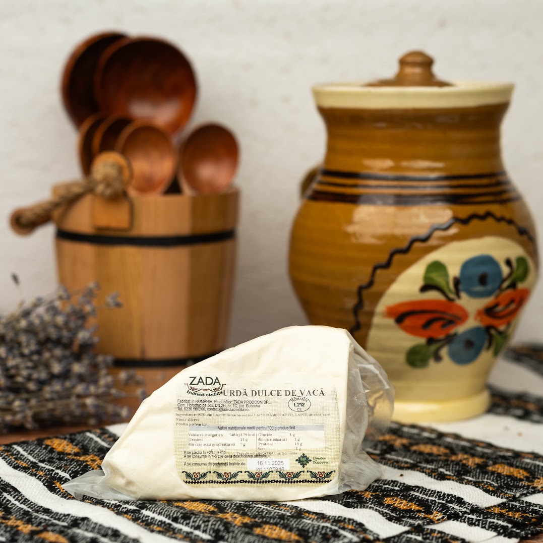 Urda de vaca Zada - 500g - Bacania Boiereasca Suceava