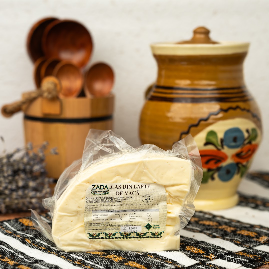 Cas de vaca Zada - 500g - Bacania Boiereasca Suceava