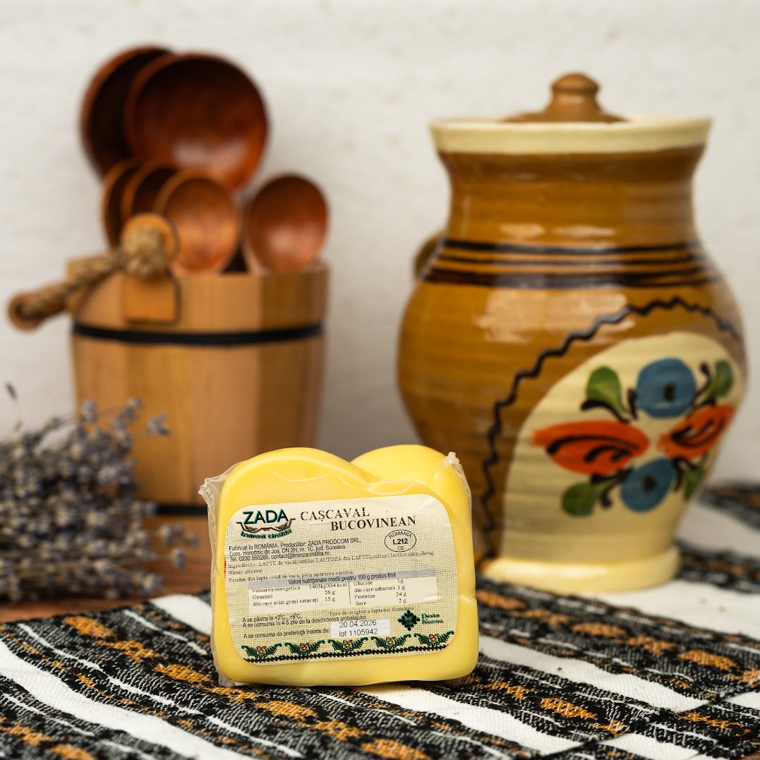 Cascaval bucovinean Zada - 350g - Bacania Boiereasca Suceava